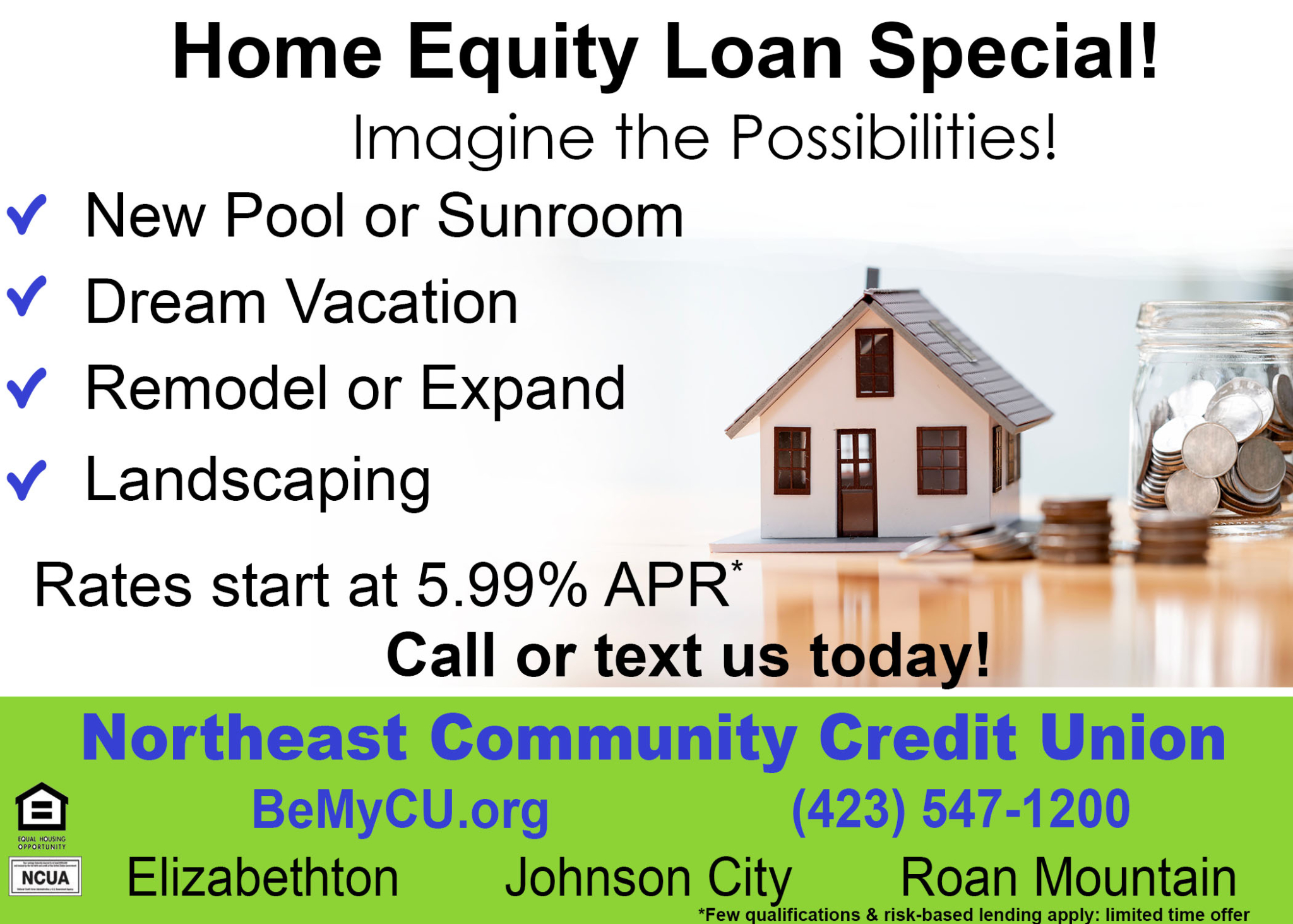 Specials - Northeast Community Credit Union