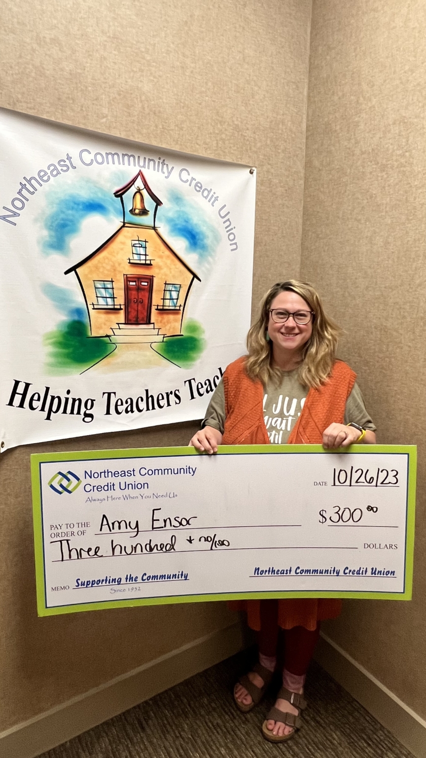 Amy Ensor latest Helping Teachers Teach winner - Northeast Community ...